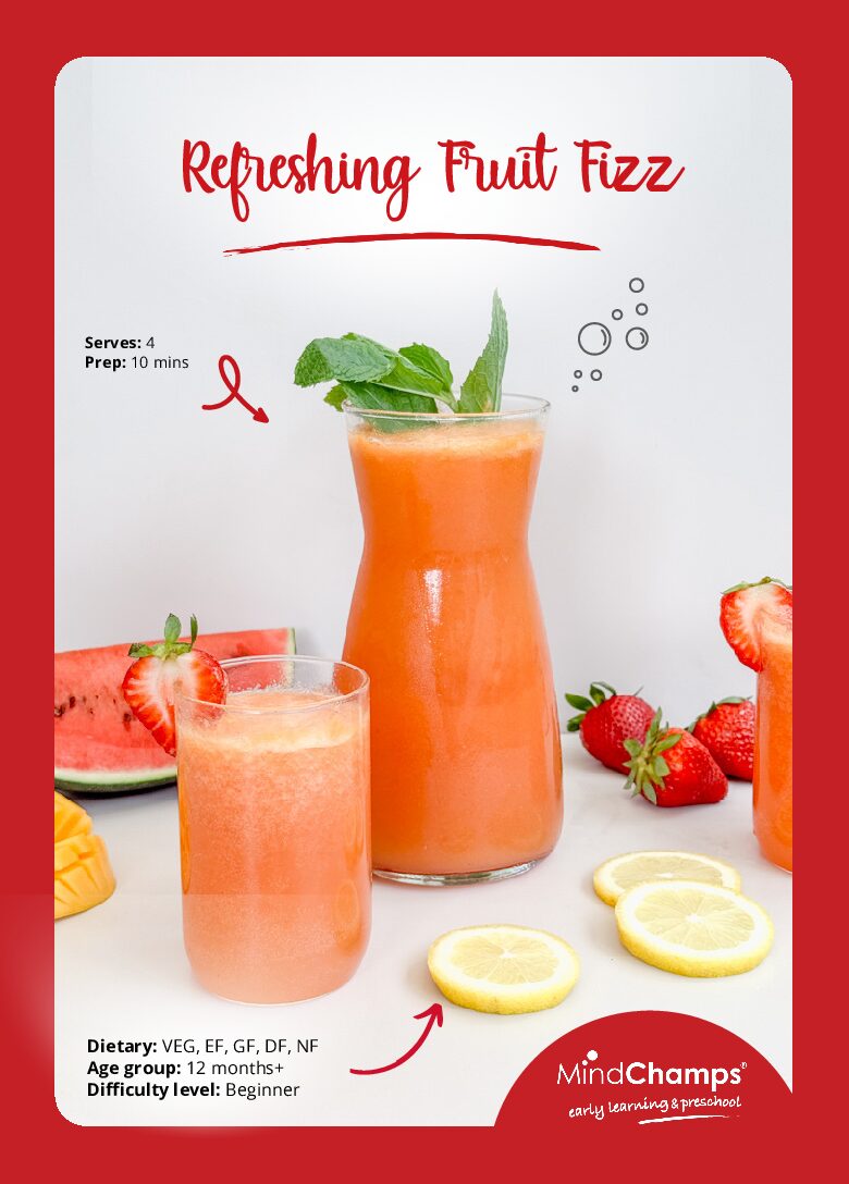 Refreshing Fruit Fizz: A Wholesome, Bubbly Treat for Any Occasion!